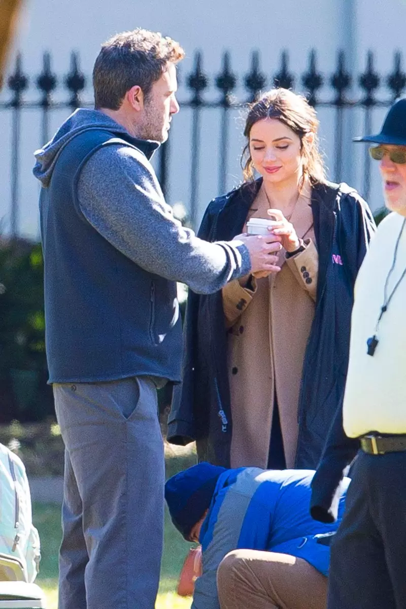 Ben Affleck sur le tournage de Deep Water avec Ana de Armas