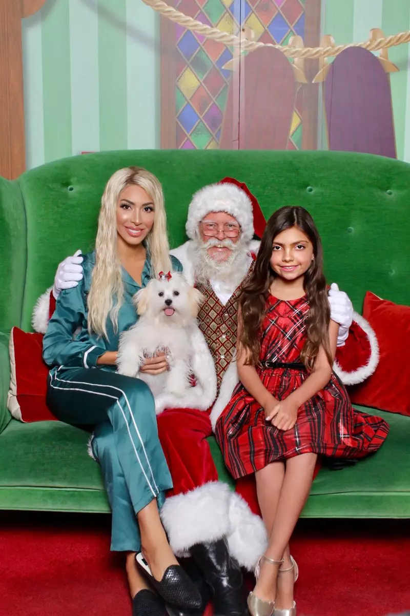 Farrah Abraham kalėdinis atvirukas