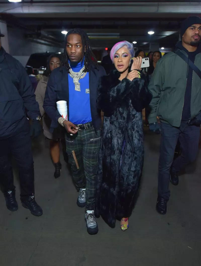 Cardi B le Mokete oa Offset ka Mafelo a beke a Super Bowl ho la Atlanta