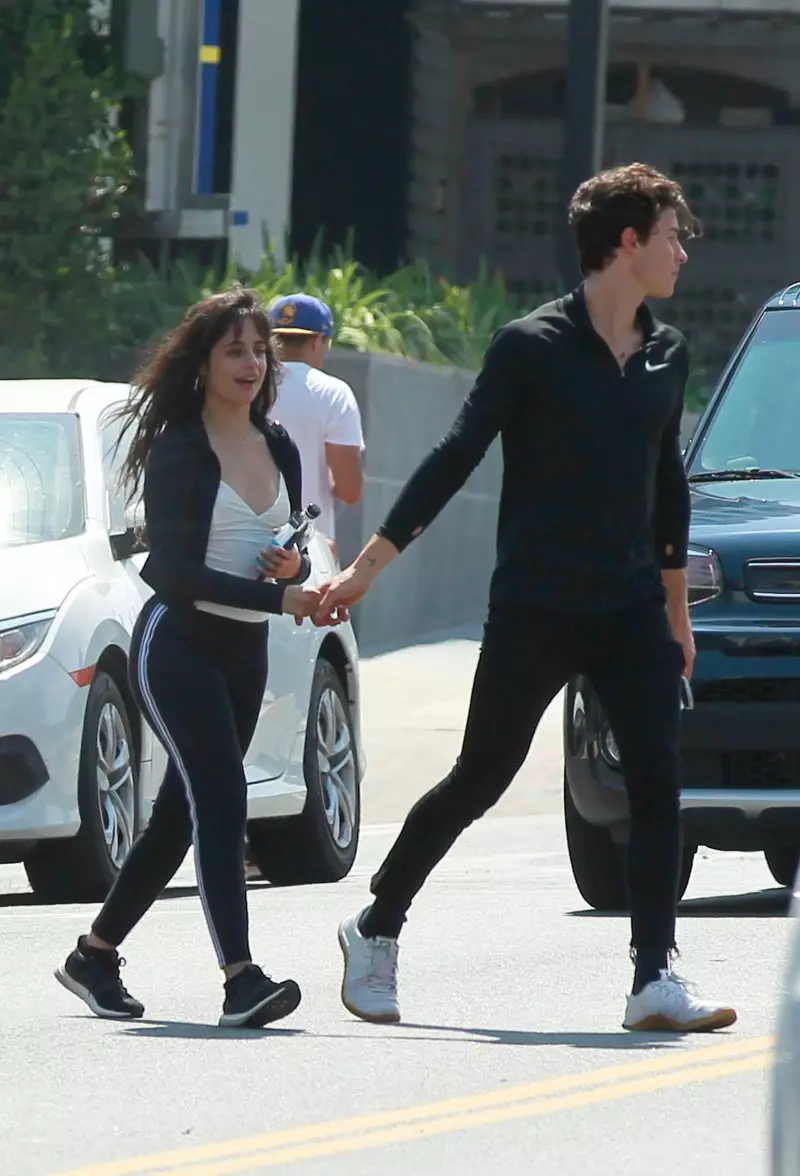 Shawn Mendes hiển thị một số PDA với Camila Cabello ở LA