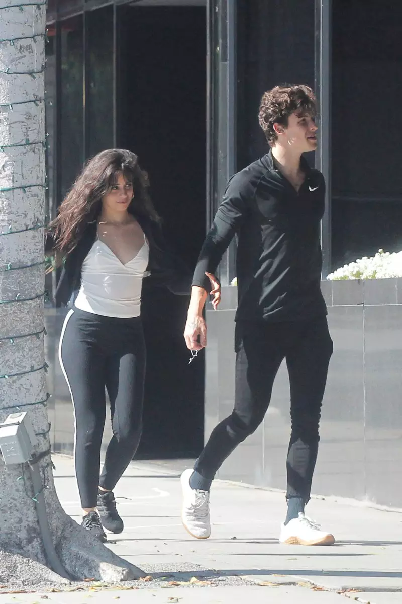 Shawn Mendes LA मा Camila Cabello सँग केहि PDA देखाउँदै