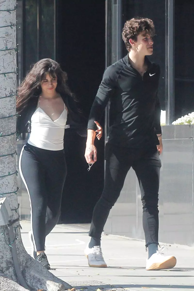 Shawn Mendes wys 'n paar PDA saam met Camila Cabello in LA