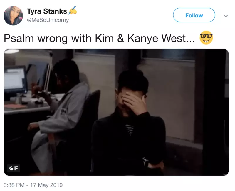 Kim Kardashian og Kanye West Babynavn Salme West Twitter-reaktioner