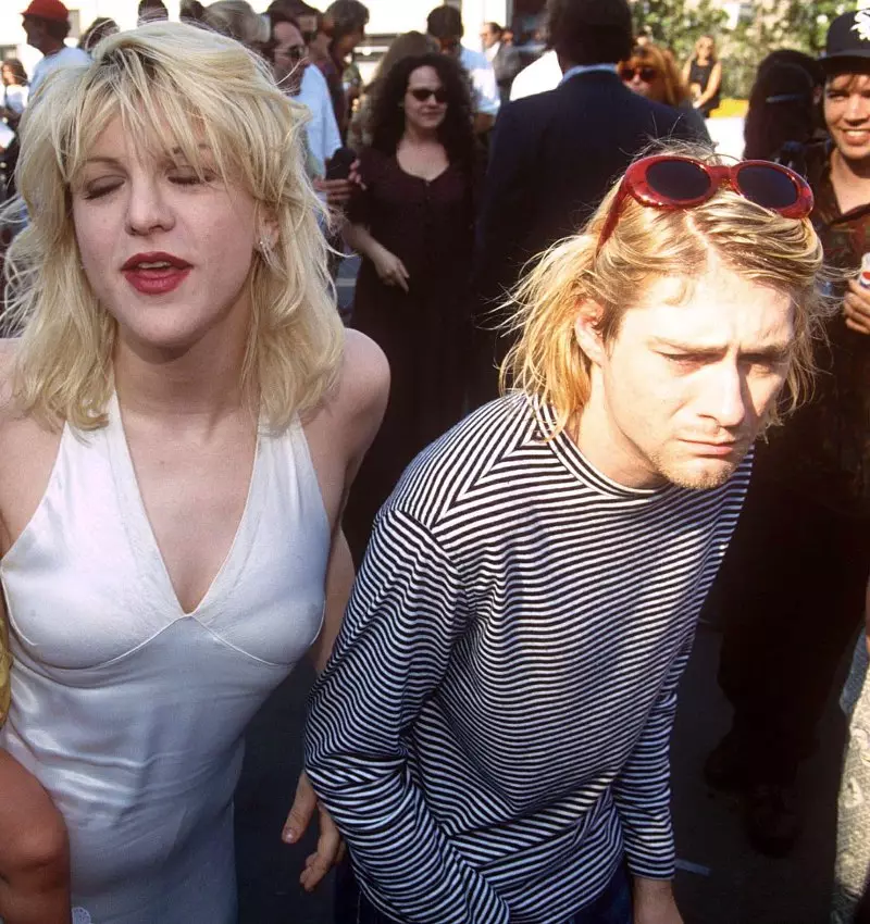 Courtney Love at Kurt Cobain Celebrity Unreleased Sex Tapes