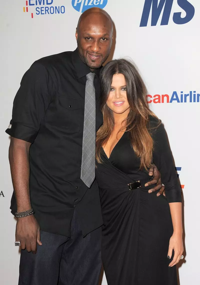 拉马尔·奥多姆 (Lamar Odom) 和科勒·卡戴珊 (Khloe Kardashian) 名人未发布的性爱录像带