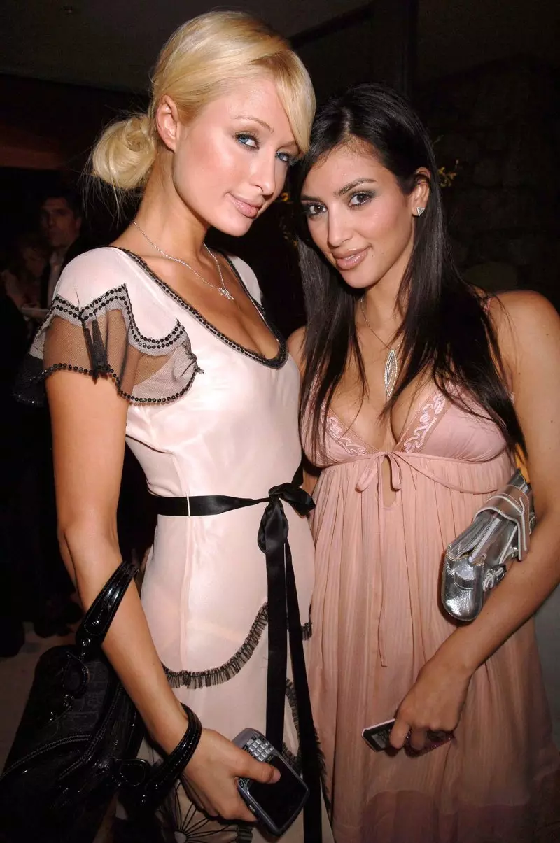 Kim Kardashian West Paris Hilton Unha mirada atrás ao seu ascenso á fama