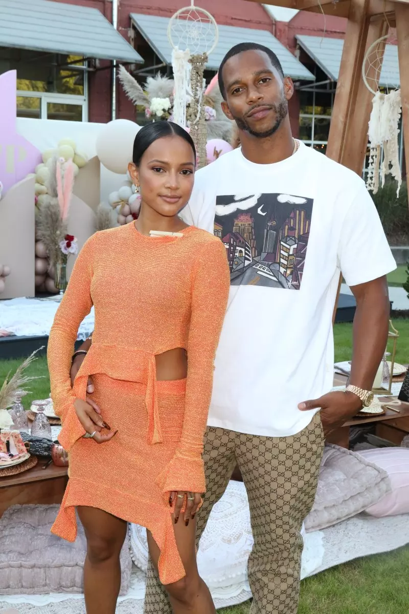 Karrueche Tran และ Victor Cruz