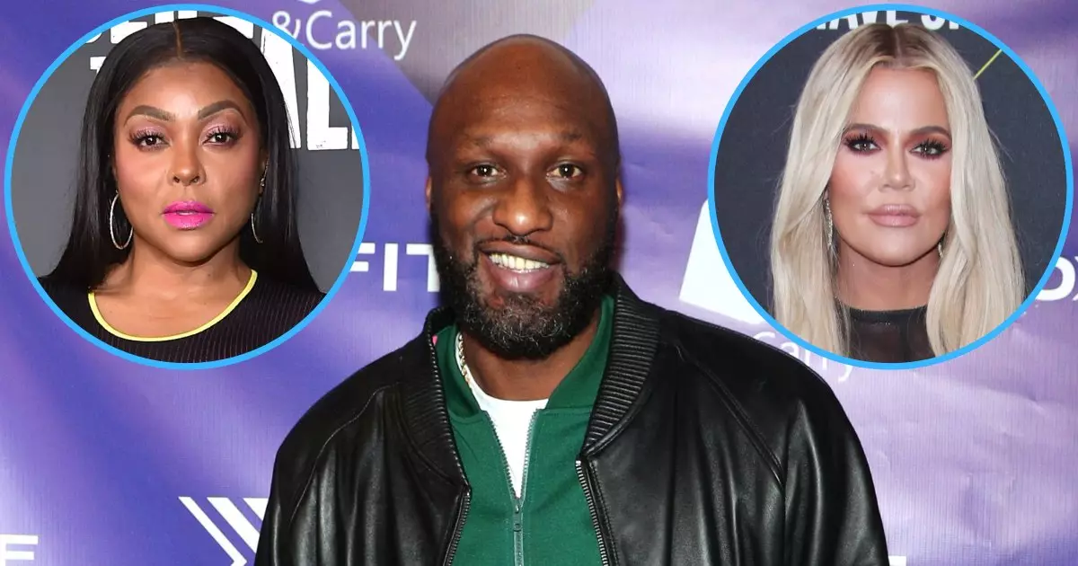 Lamar Odom אַדמיץ אַז ער לינקס Taraji P. Henson פֿאַר Khloe K. אין רעסורפאַסעד ווידעא