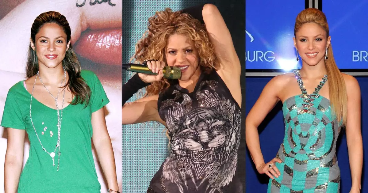 Quan sigui, allà on... Shakira té un aspecte increïble! Veure fotos al llarg dels anys