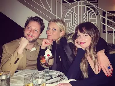 Gwyneth Paltrow Brad Falchuk se bucură de a fi împreună Chris Martin Dakota Johnson