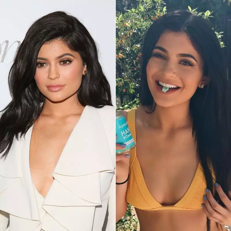 kylie-jenner-ပြုံးနေသည်။