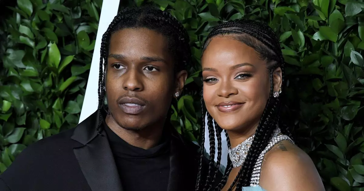 Mae Rihanna yn Feichiog ac Yn Disgwyl Babi Rhif 1 Gyda Chariad A$AP Rocky