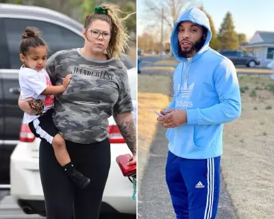 Egymás melletti fotók Kailyn Lowry Carrying Son Luxról és Chris Lopezről