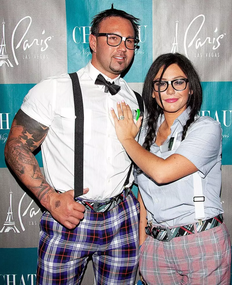 Jenni JWoww Farley Roger Mathewsin suhteen aikajana