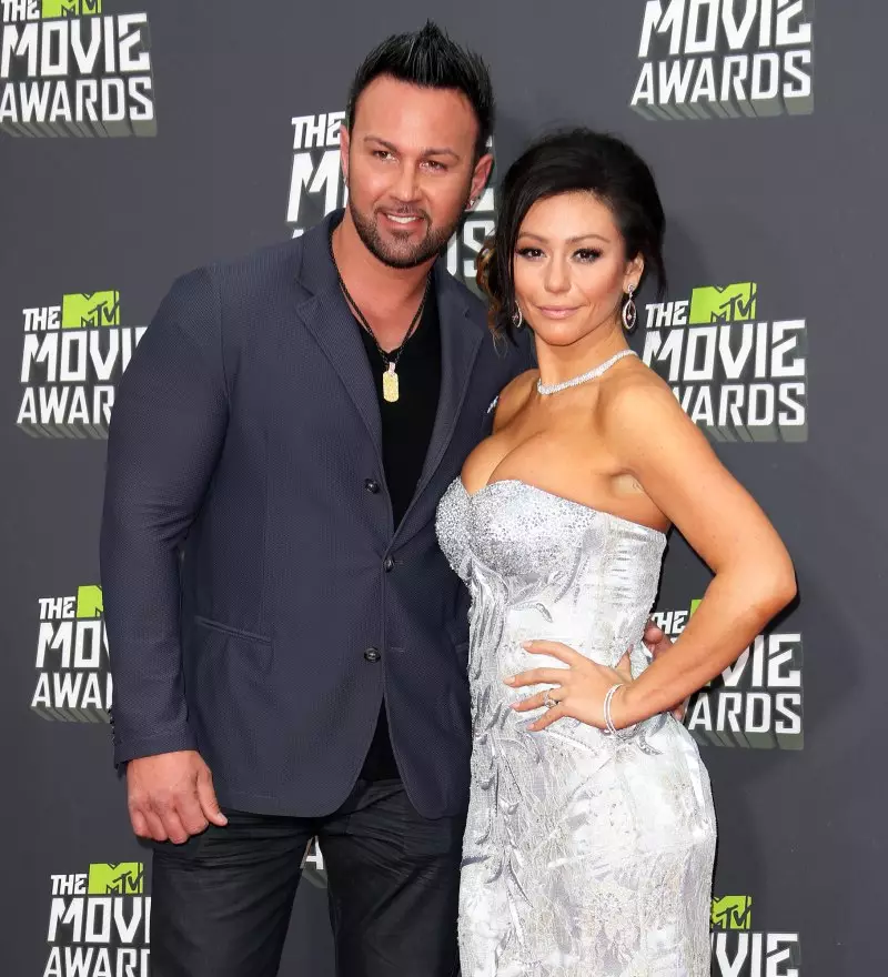 Jenni JWoww Farley Roger Mathewsin suhteen aikajana