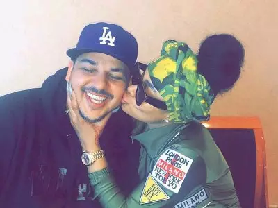 rob kardashian blac chyna snap chat