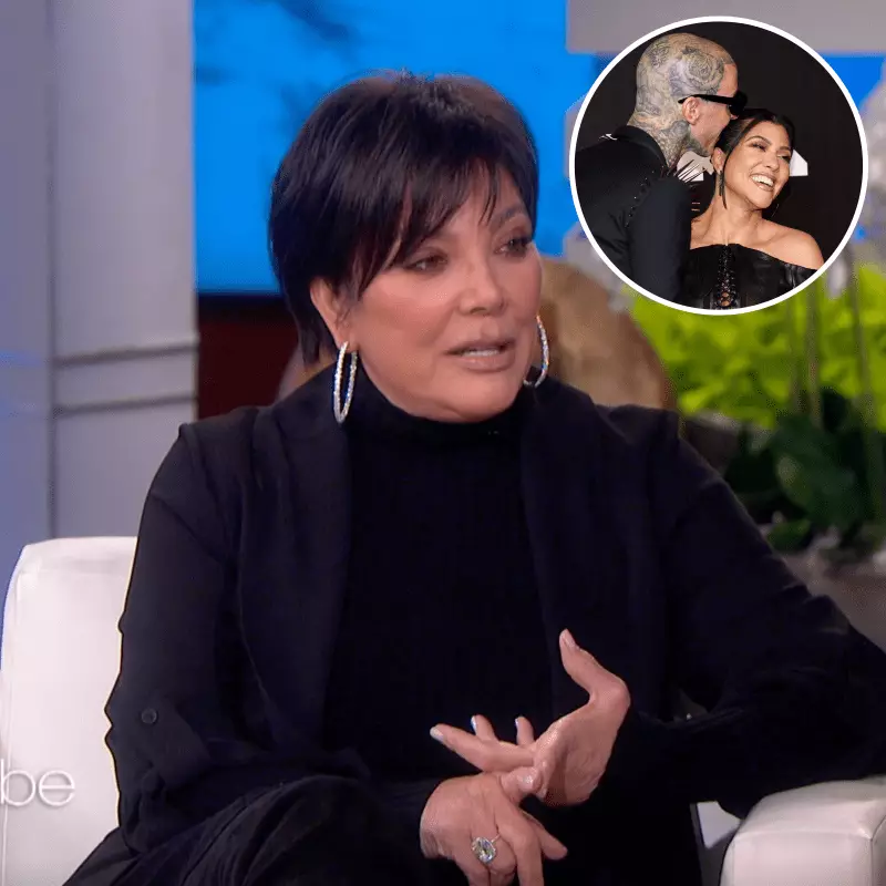 Er Kourtney Kardashian gravid Clues Kris Jenner på Ellen