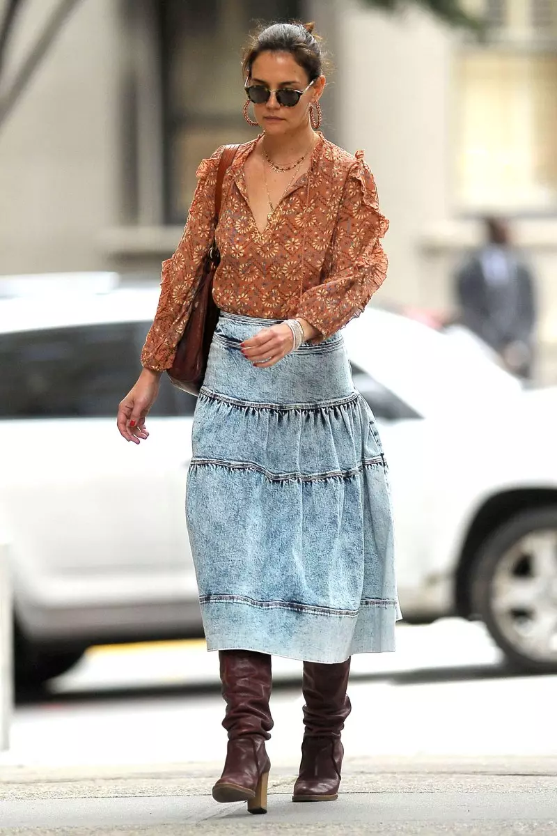 Кэти Холмс гудамжны хувцасны загварын дүрс