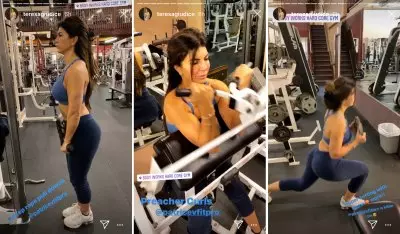 Teresa Giudice prýðir fittan líkama í nýjum líkamsræktarmyndum