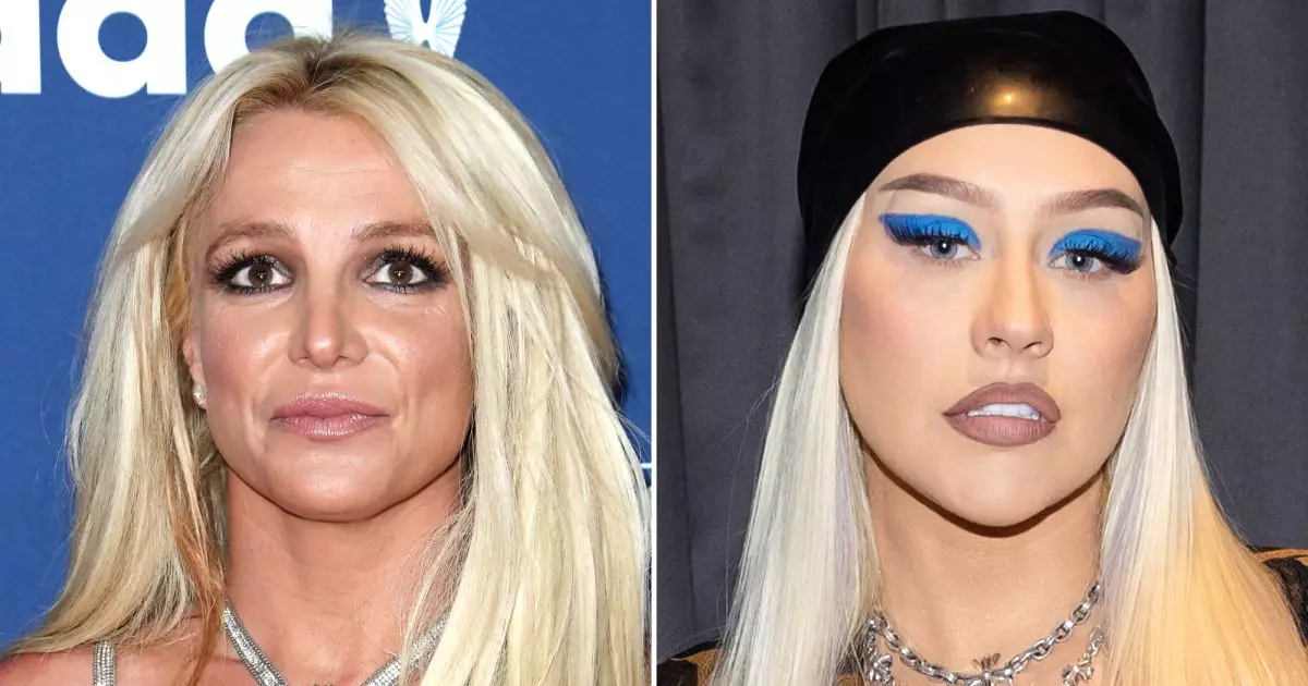 Britney Spears sbatte Christina Aguilera dopo la battaglia per la conservazione