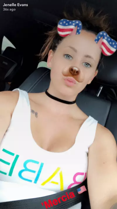 jenelle evans snapchat