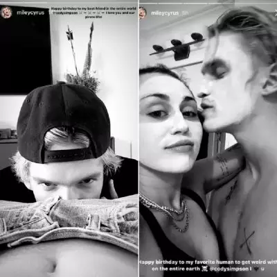 Miley Cyrus Cody Simpson Gebuertsdag Instagram