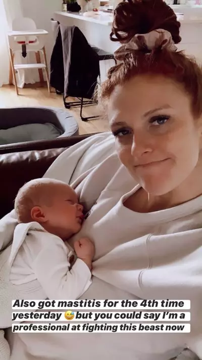 Audrey Roloff o na le Mastitis Lekhetlo la 4