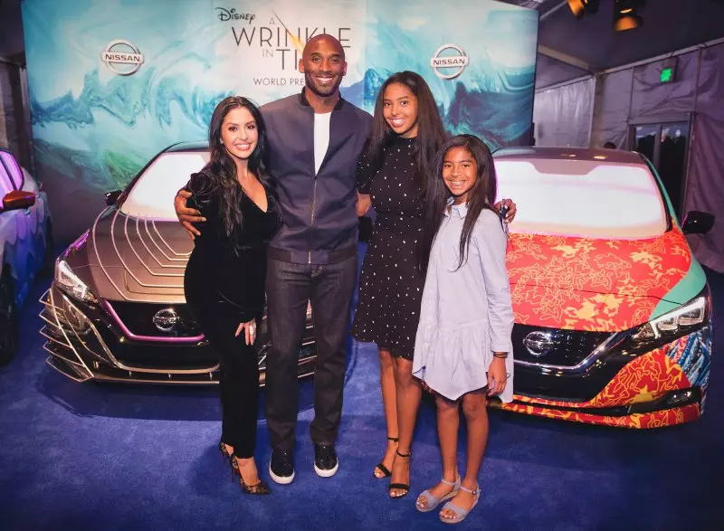 Fotos da família Kobe Bryant