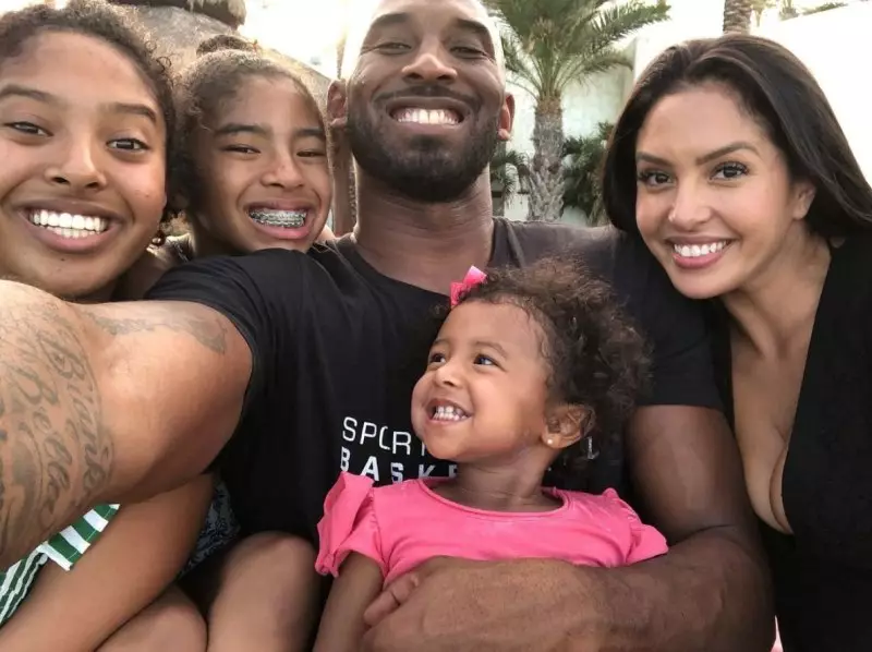 Fotos da família Kobe Bryant