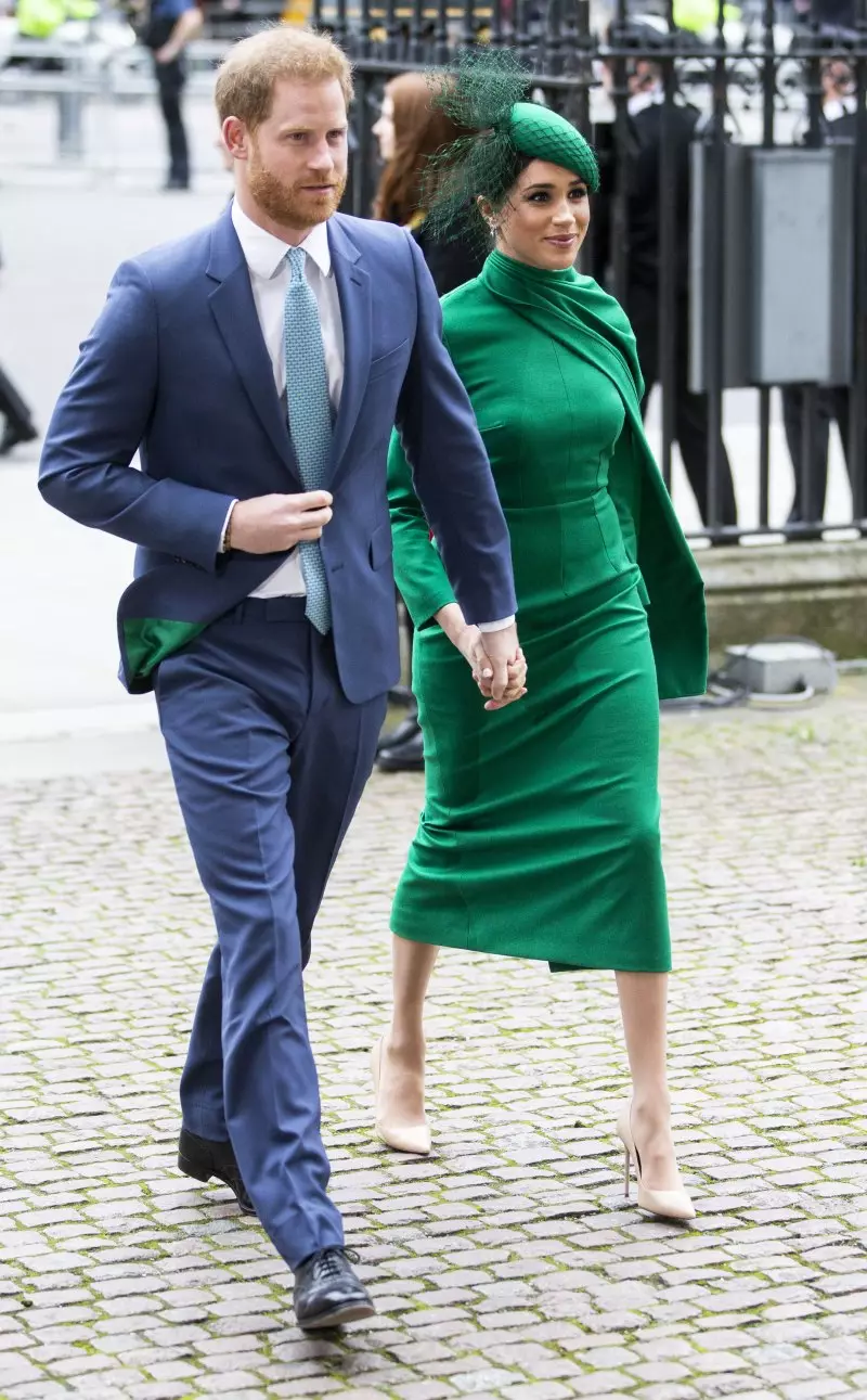 Meghan Markle และ Prince Harry Commonwealth Day Service, Westminster Abbey, London, UK - 09 มี.ค. 2020