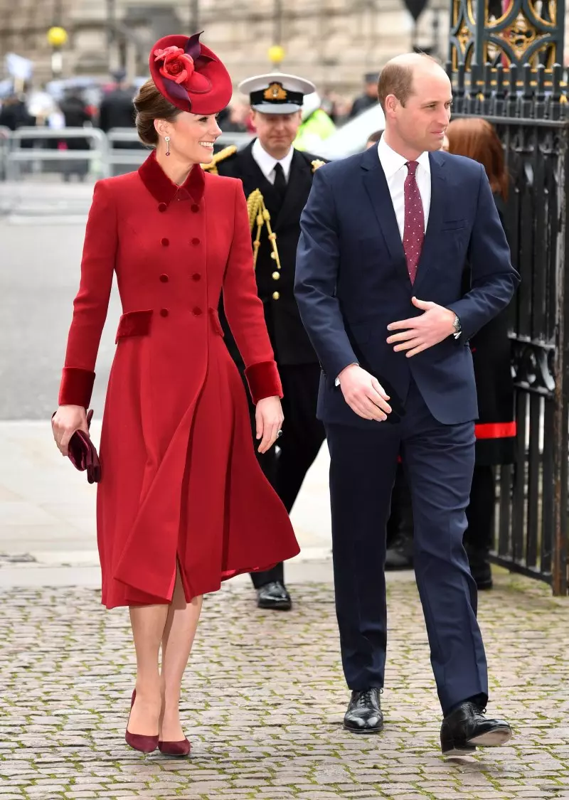 Prins William og Kate Middleton Commonwealth Day Service, Westminster Abbey, London, Storbritannia - 9. mars 2020