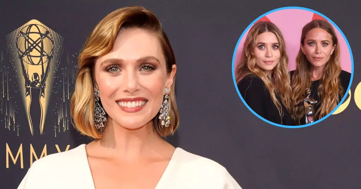 Elizabeth Olsen onore sè Mary-Kate ak Ashley ak rad Emmy li