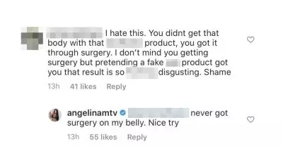 Jersey Shore Angelina Pivarnick Claps Back Surgery Accusations