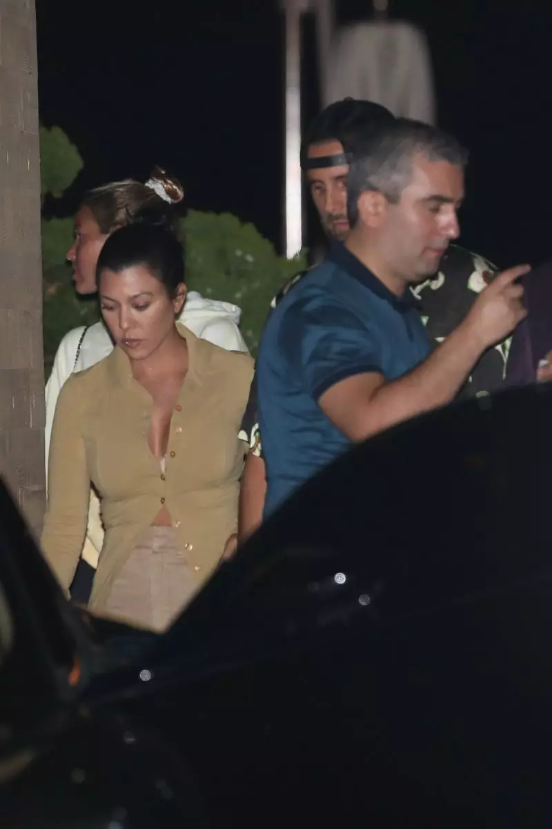 Kourtney Kardashian e Scott Disick teñen unha cea romántica no Nobu Malibu