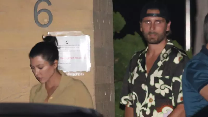 Kourtney Kardashian și Scott Disick au o cină romantică la Nobu Malibu