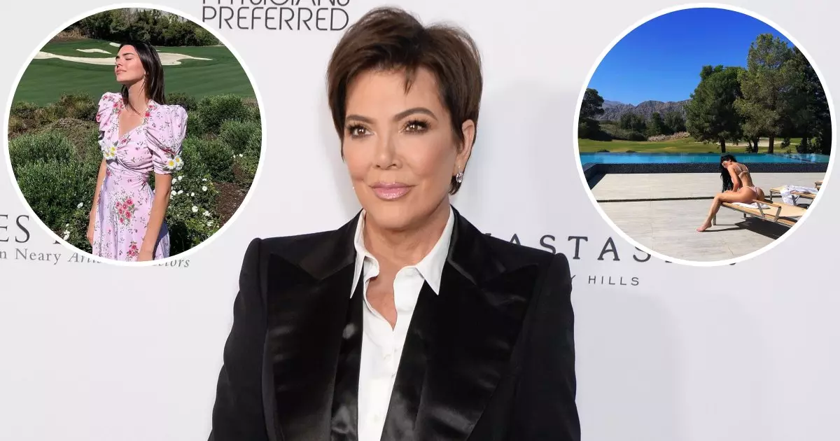 Escapade pafè a! Anndan Kay Kris Jenner $12 Milyon Palm Springs