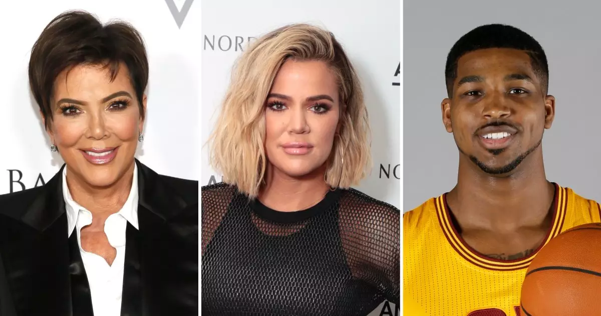 Freagraíonn Kris Jenner do Ráflaí Rannpháirtíochta Khloe agus Tristan