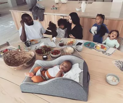 kim kardashian kanye west and kids