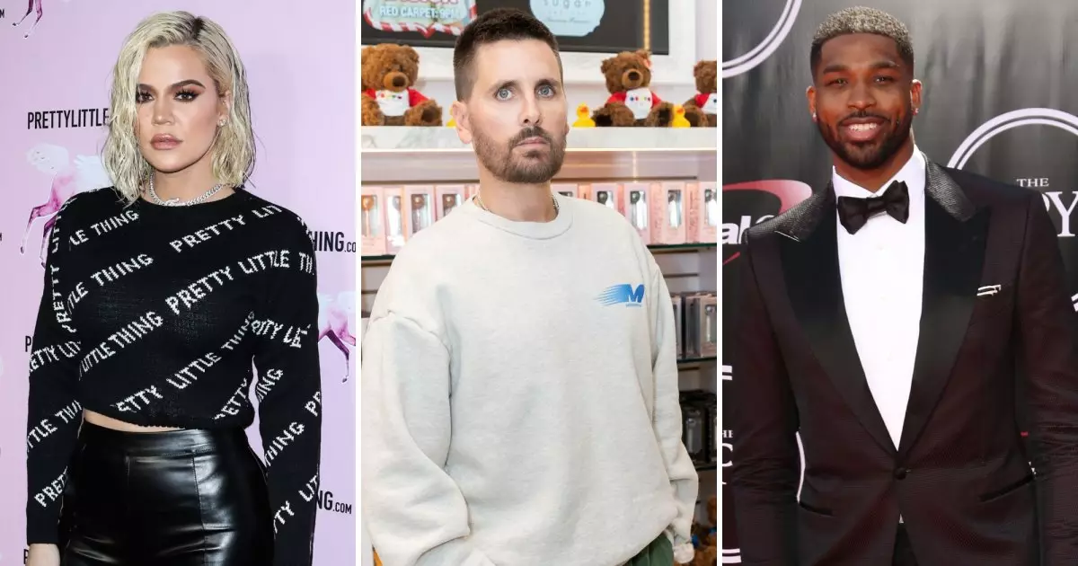 Khloe Kardashian 'leunt' op Scott Disick te midden van Tristan's vaderschapskostuum