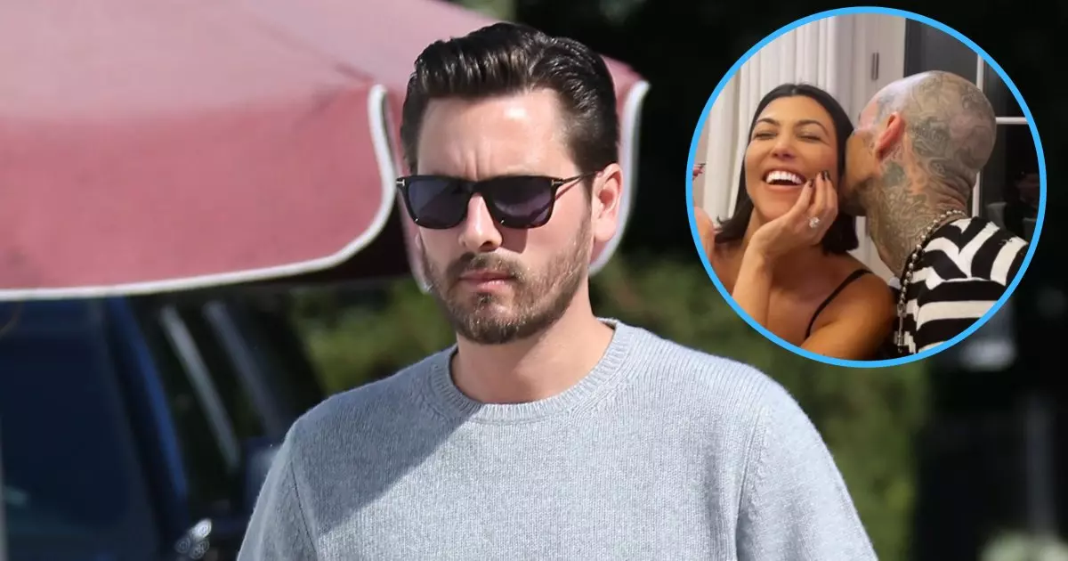 Scott Disick træder ud med en blondinfluencer midt i Kourtney-forlovelsen