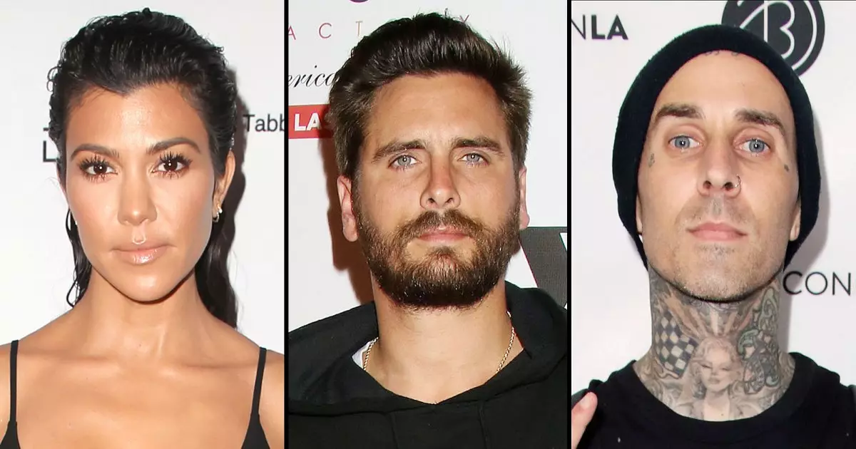 Kourtneys eks Scott er fortsatt i familiegruppechat midt i Travis-forlovelsen