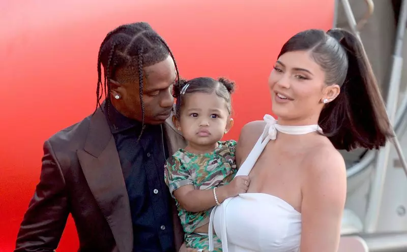 Kylie Jenner, Travis Scott dan Stormi Webster