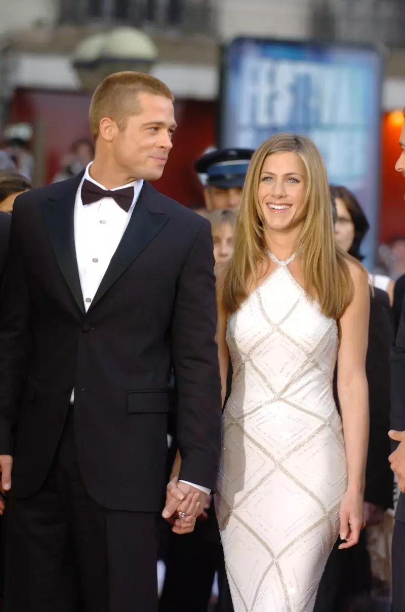 Brad Pitt dan Jennifer Aniston Festival Film Cannes 2004