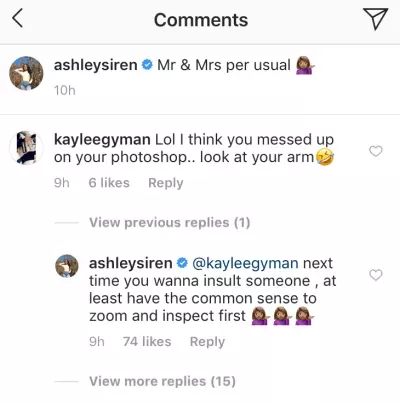 ashley jones instagram clapback