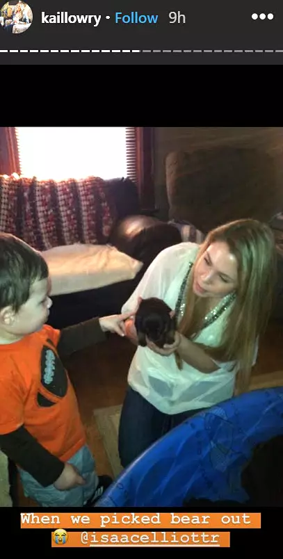 Teen Mom 2 Star Kailyn Lowry ඇගේ සුනඛ වලසා මියගිය බව හෙළි කරයි