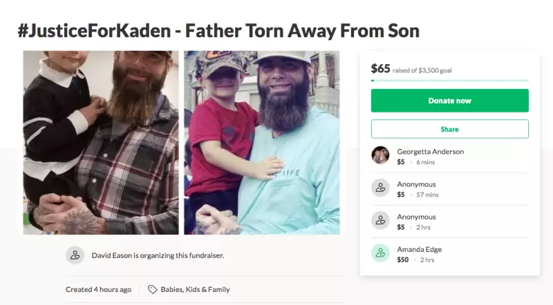 Дженель Эванс Дэвид Исон GoFundMe Son