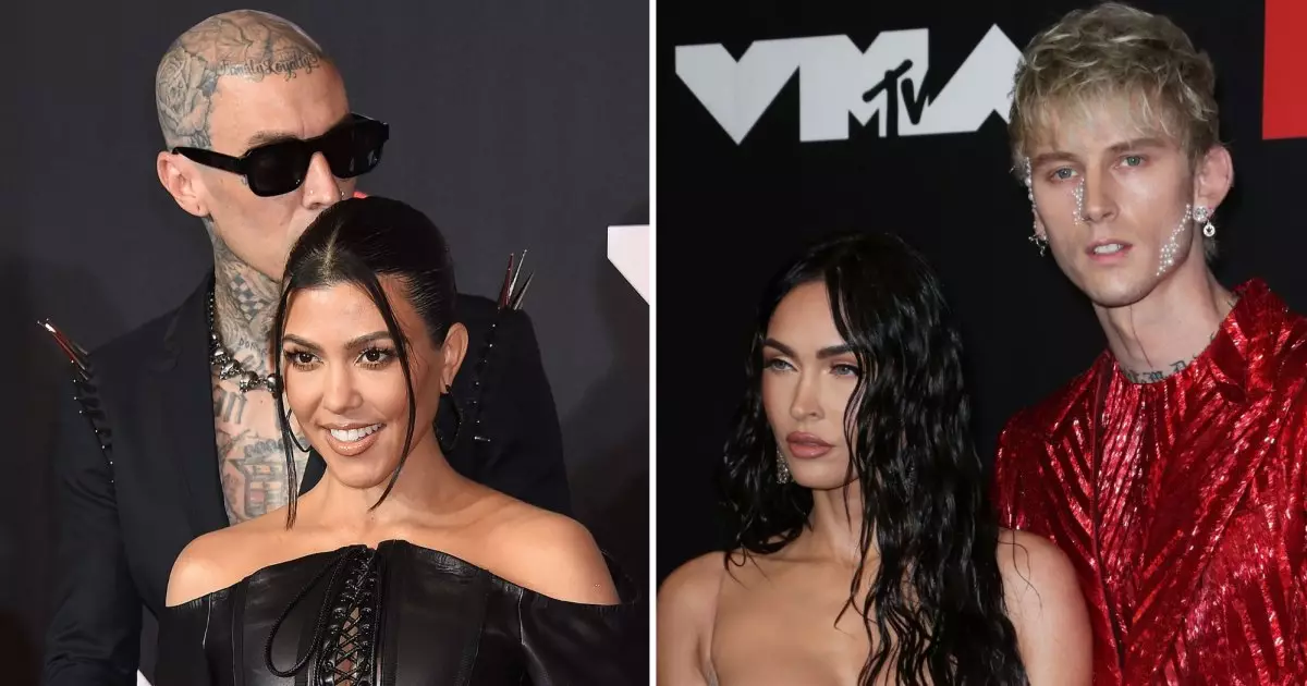 Kourtney Kardashian, Megan Fox Call Travis, MGK 'Future Baby Daddies' na VMAs