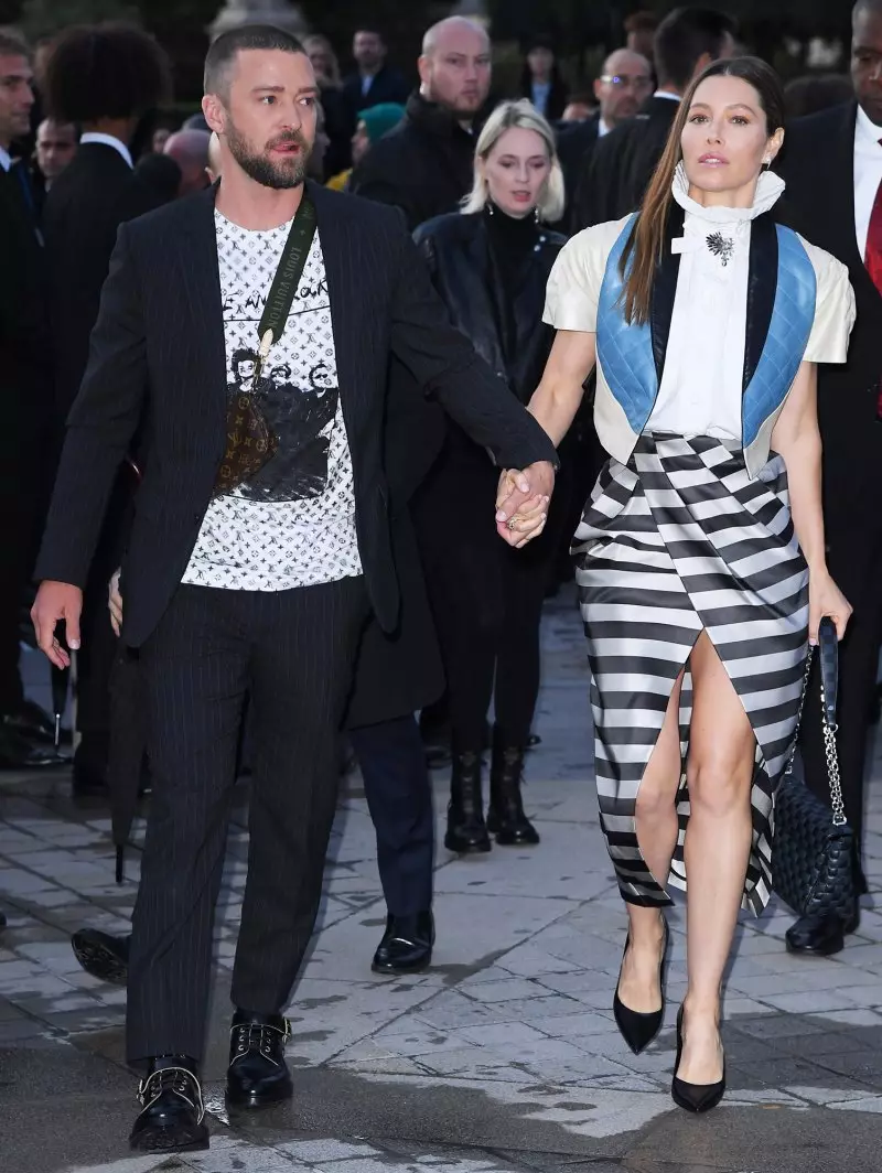 Justin Timberlake Tackled Ntxuam Louis Vuitton Qhia Jessica Biel
