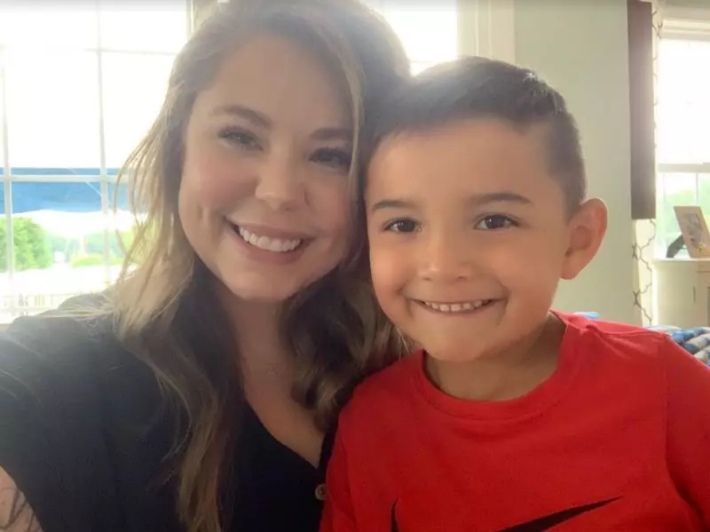 Kailyn Lowry mit ihrem Sohn