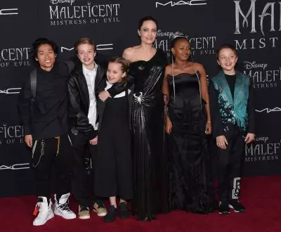 Angelina Jolie dhe 5 nga fëmijët e saj